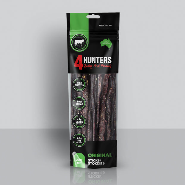 200g Original - Jerky / Stokkies – 4 Hunters Biltong