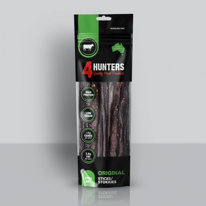 200g Original - Jerky / Stokkies – 4 Hunters Biltong