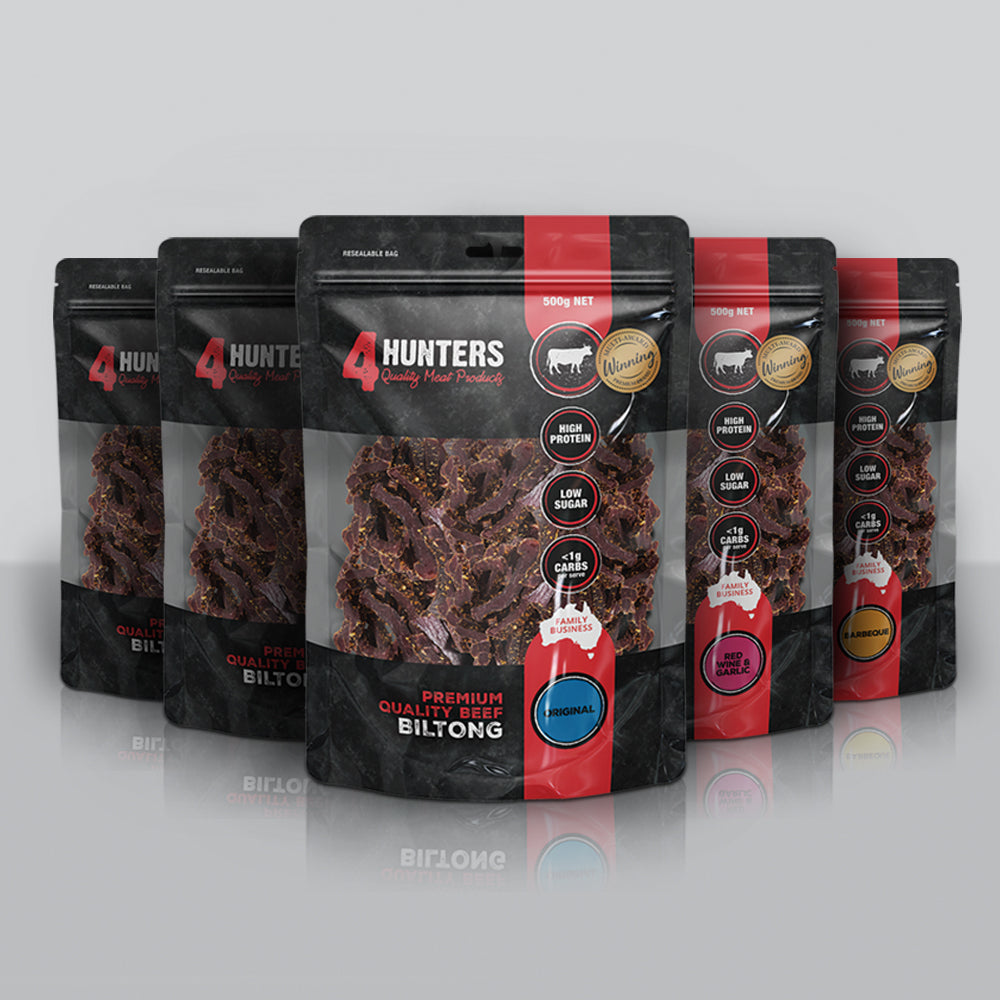 The Big 5 Flavour Combo - Biltong – 4 Hunters Biltong