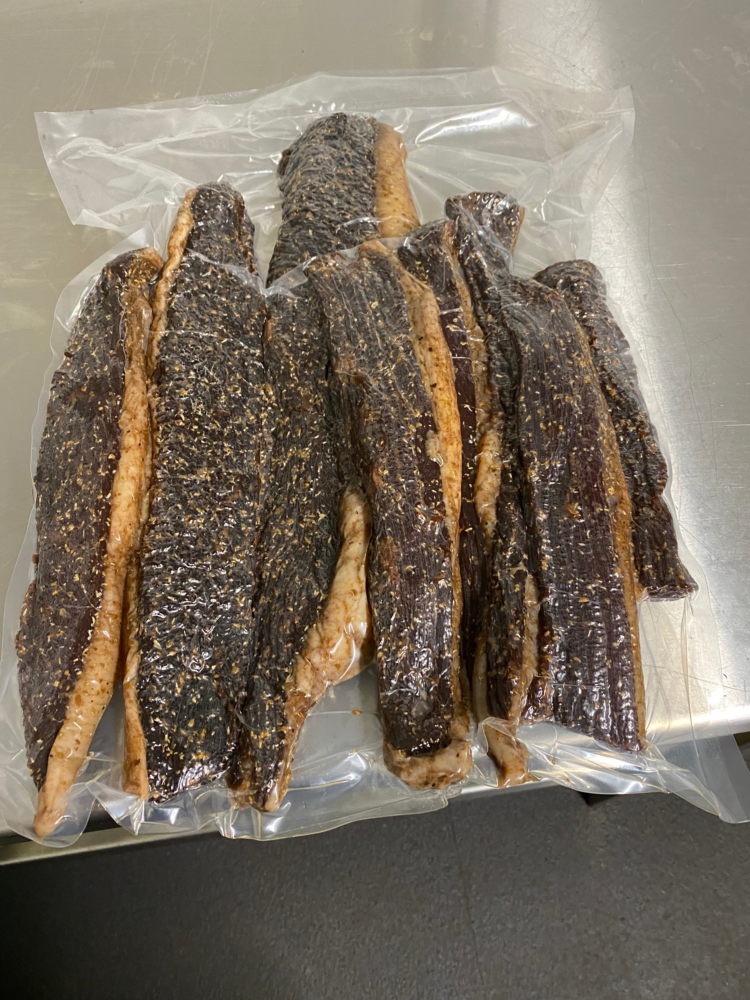 1 kg Wet & Fatty Sticks - Chilli & Garlic – 4 Hunters Biltong